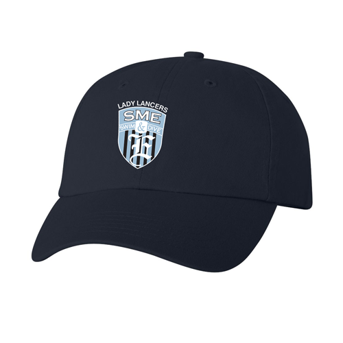 SME Lady Lancers Swim & Dive Crest Logo Cotton Twill Baseball Hat ...