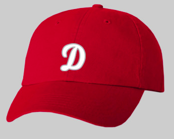 Diablos Baseball “D” Logo Cotton Twill Baseball Cap – Red – All Things ...